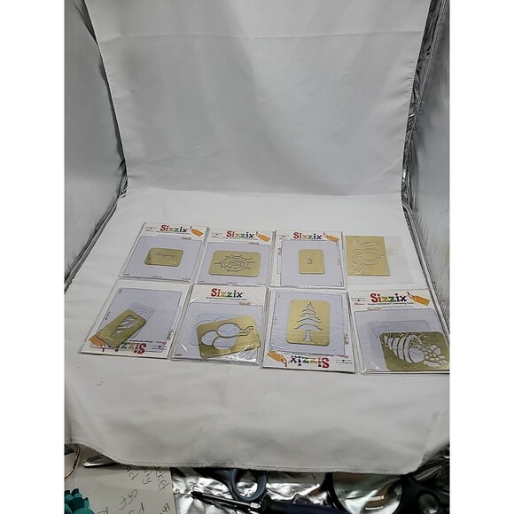 Sizzix | Other | Sizzix Simple Impressions Embossing Folders Brass ...